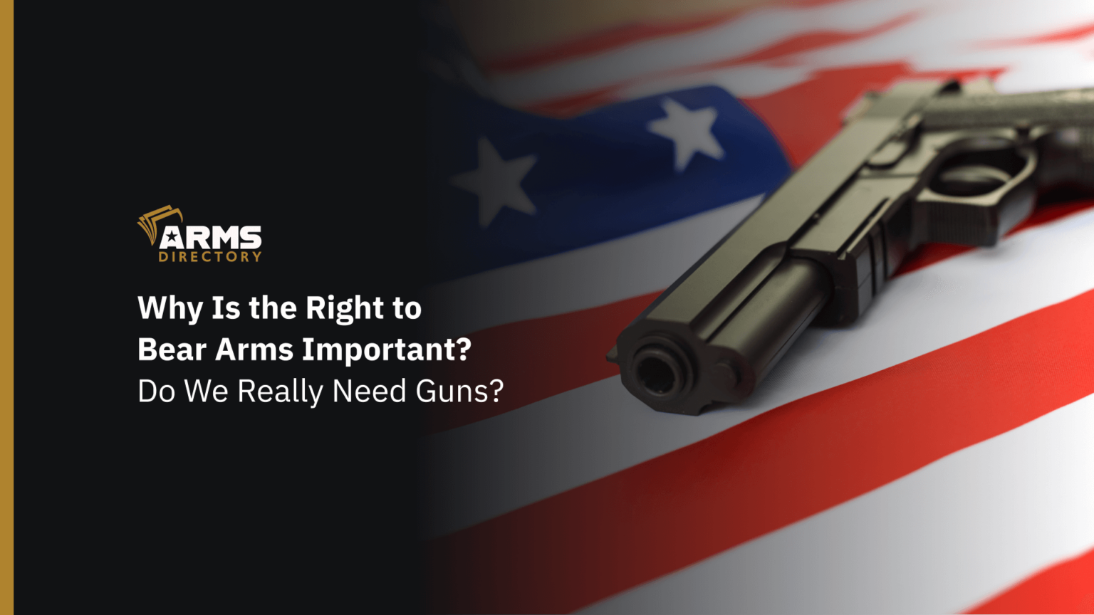 Why Is the Right to Bear Arms Important? Do We Really Need Guns? - Arms ...